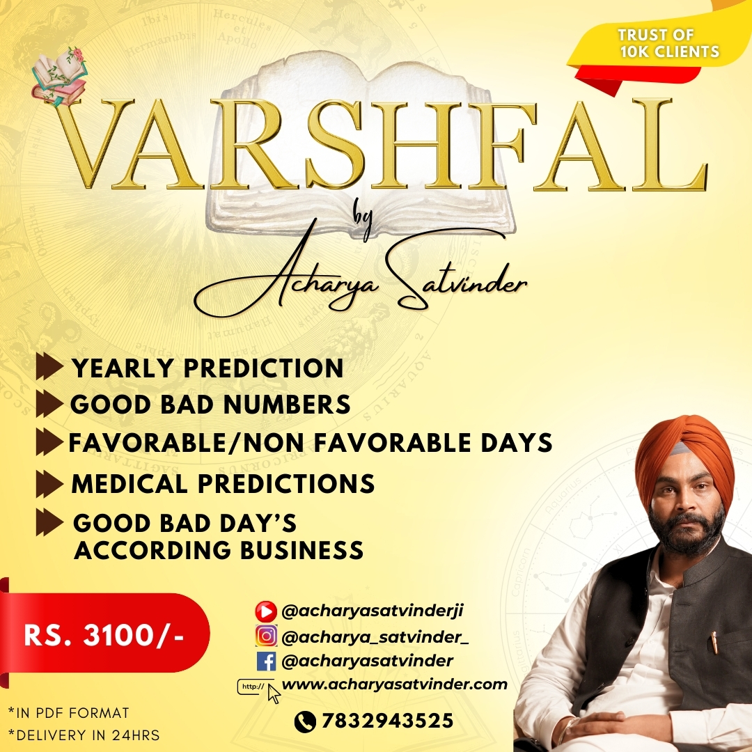 Welcome to Acharya Satvinder - Your Destination for Astrological ...
